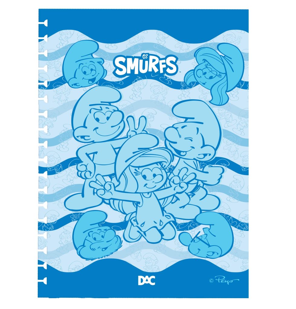 Caderno Smart Universitário Smurfs - 5312 | DAC